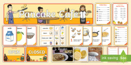 Pancake Cafe Role Play Pack (teacher made) - Twinkl