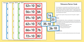 Adding and Subtracting 10 Race Worksheet / Worksheet