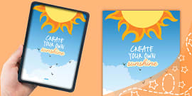 'Create Your Own Sunshine' Desktop Screensaver - Twinkl