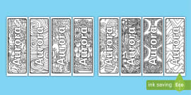FREE! - Finn Name Simple Colouring Bookmarks (teacher made)