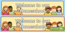 Welcome to School! Display Banner (teacher made) - Twinkl