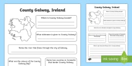 My County Worksheets - ROI - The World Around Us - Twinkl