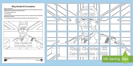 FREE! - God Save The King Collaborative Colouring Activity