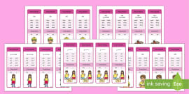 Phase 3 'er' Words Bookmarks | KS1 Phonics (teacher made)