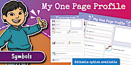 One-Page Profile Template | Printable Student Profile