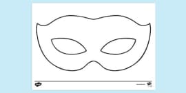 FREE! - Masks Colouring Page | Colouring Sheets - Twinkl