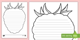 Lion Writing Template (teacher made) - Twinkl