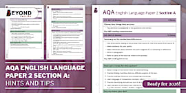 AQA English Language Paper 2 Question 2 Lesson Pack