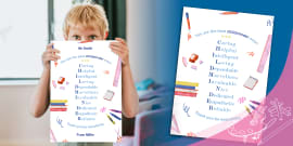 Falcon Poem Display Poster (teacher made) - Twinkl