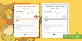 Five Senses Nature Walk (teacher made) - Twinkl