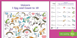 Pets I Spy and Count Activity to 10 (teacher made) - Twinkl