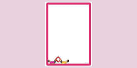 FREE! - Simple Blank Children Singing Page Border | Twinkl