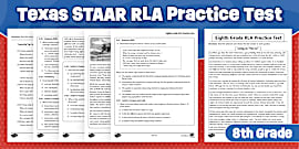Eighth Grade ELA Practice Test | Florida FAST PM3 Test Prep
