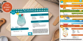 No-Bake Recipes for Kids | Classroom Recipes Pack | Twinkl