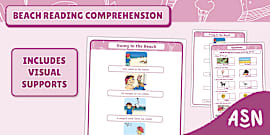 Going to the Park Reading Comprehension with Visual Supports