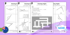 Angle Resource Pack | Year 6 Geometry Test | Twinkl