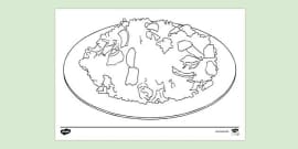 FREE! - Harvesting Rice Colouring Sheet | Colouring Sheets