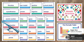 Reactions Word Wall (teacher made)