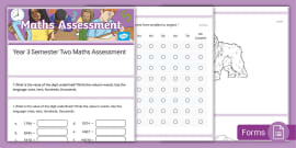 Year 3 Term 2 Maths Assessment (Teacher-Made) - Twinkl