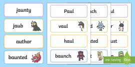 Ow Words - Sounds Cards - Primary Education Resources