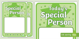 Grandparents Day Special Person Poster Craft - Twinkl