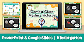 Kindergarten Context Clues Lesson Pack