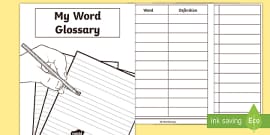 KS1 English Glossary Pack (teacher made) - Twinkl