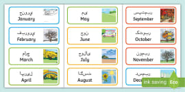 FREE! - Classroom Labels Worksheet Farsi/ English Translation