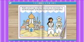 FREE! - Aladdin Page Borders (teacher made) - Twinkl