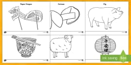 Chinese New Year Zodiac Colouring Pages | Twinkl - Twinkl