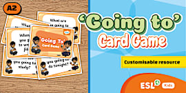 Going to for Future Plans ESL Lesson | Going to Questions
