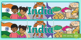 India Flag Display Poster (teacher made)