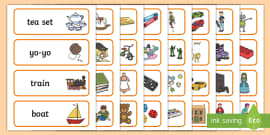 Old and New Toys Word Mat (teacher made) - Twinkl