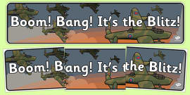 The Blitz Display Borders (teacher made) - Twinkl