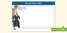 FREE! - Pirate Ship Drawing Prompt Activity (teacher made)