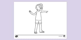 Arrow Pointing Up Colouring Sheet | Colouring Sheets