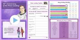 KS1 50th Anniversary of the Moon Landing Diary Writing Activity