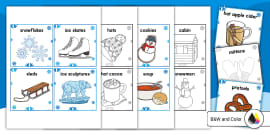 Winter Wonderland Dramatic Play Word Cards