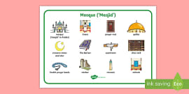 Comparing Churches and Mosques Writing Activity - Twinkl