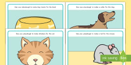 FREE! - Pets Playdough Mats (Teacher-Made)