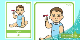 FREE! - Baby Sign Poster: Love (teacher made) - Twinkl