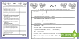 FREE! - Happy New Year Worksheet (teacher made) - Twinkl