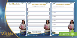 FREE! - Matilda The Musical: Display Borders (teacher made)