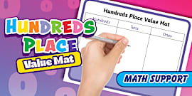 Tens and Ones Place Value Mat (Teacher-Made) - Twinkl
