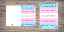 What is Congratulations in Welsh? Llongyfarchiadau - Twinkl