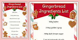 Gingerbread Christmas A3 Wavy Display Borders (teacher made)