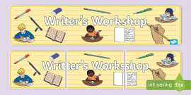 We Are Writers! Banner for classroom displays (teacher made)