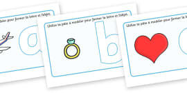 FREE! - French Number Playdough Mats (11-20) (teacher made)