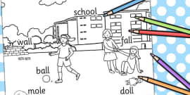 Final 'L' Sound Word Cards (Teacher-Made)