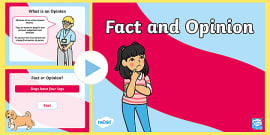 Fact or Opinion? Discussion and Debate Worksheet - Twinkl